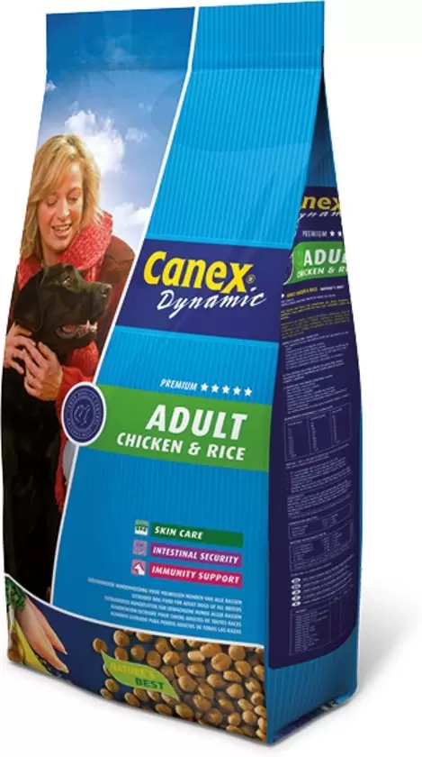 Canex adult chicken & rice 3 kg - Poppelaars Tuincentrum